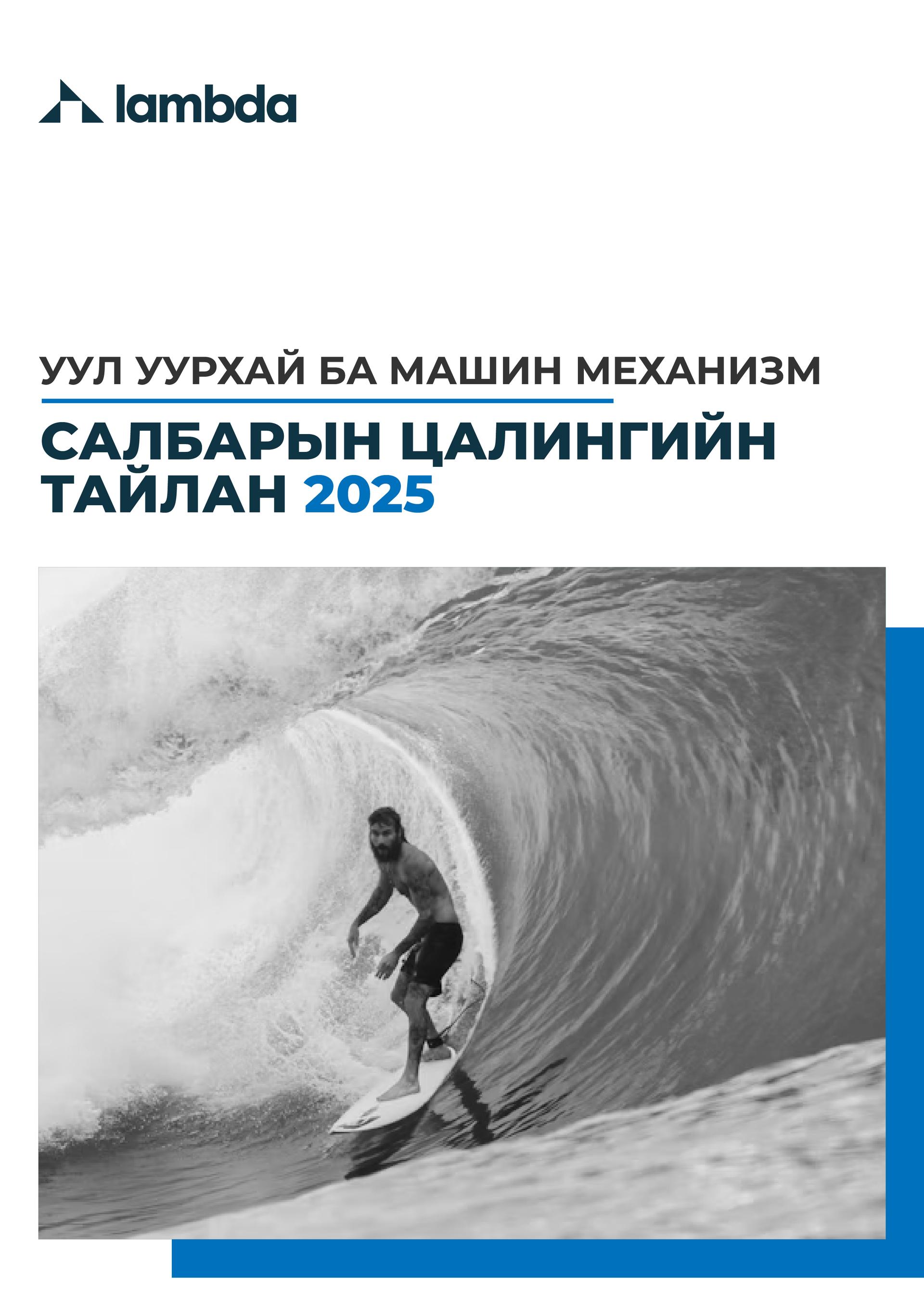 Lambda Цалингийн Тайлан 2025 | Гишүүн байгууллагуудад
